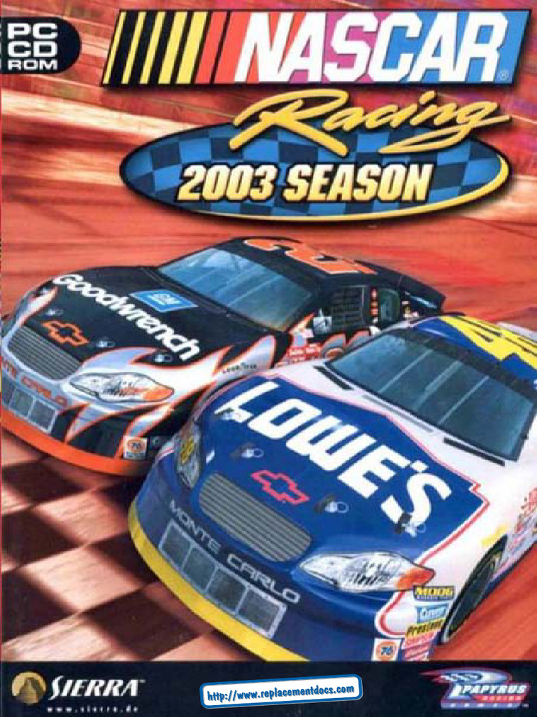 NASCAR Racing 2003 Season - Manual - PC | PDF | Menu (Computing)