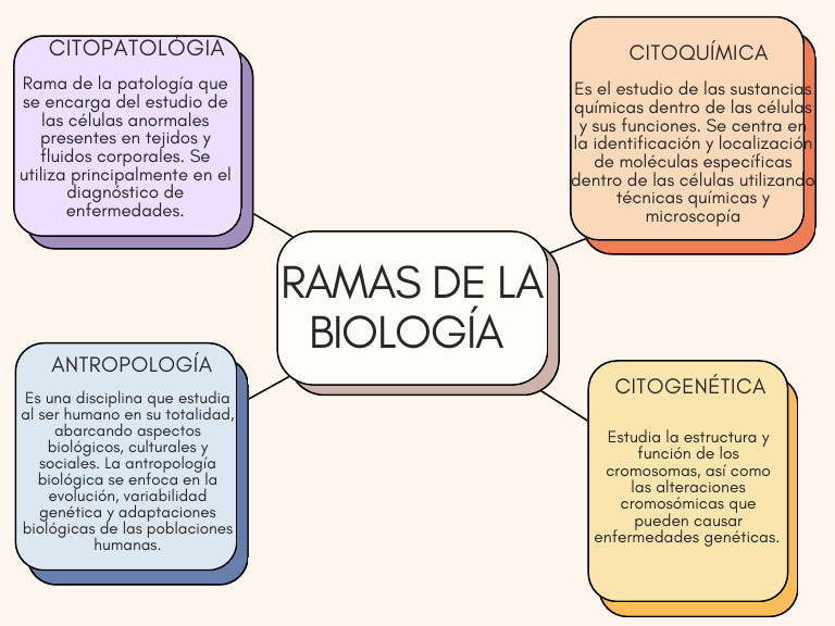 Ramas de la Biología y su Impacto | PDF
