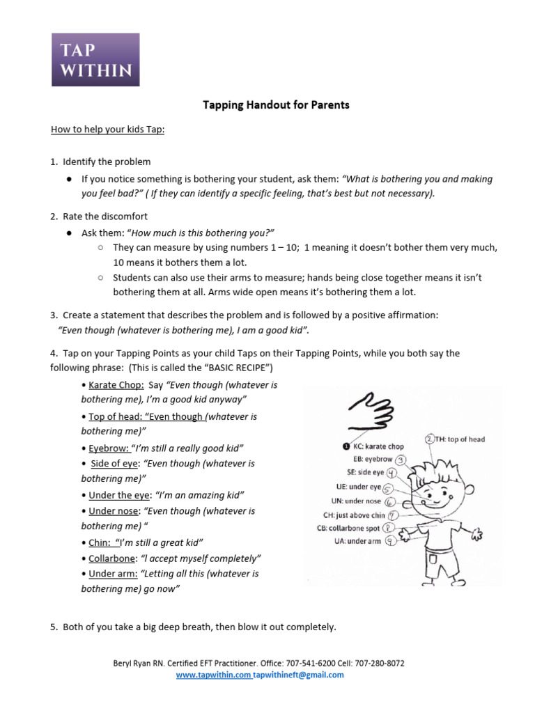 Parent Tapping Handout | PDF
