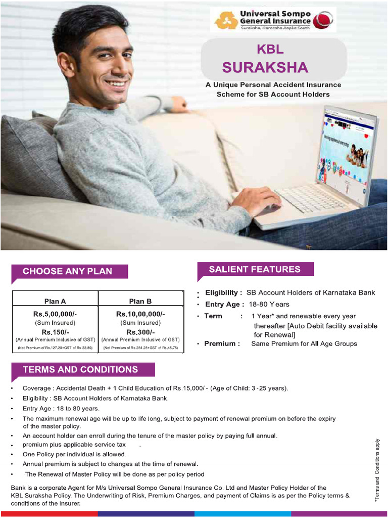 KBL Suraksha English Leaflet Corrected | PDF