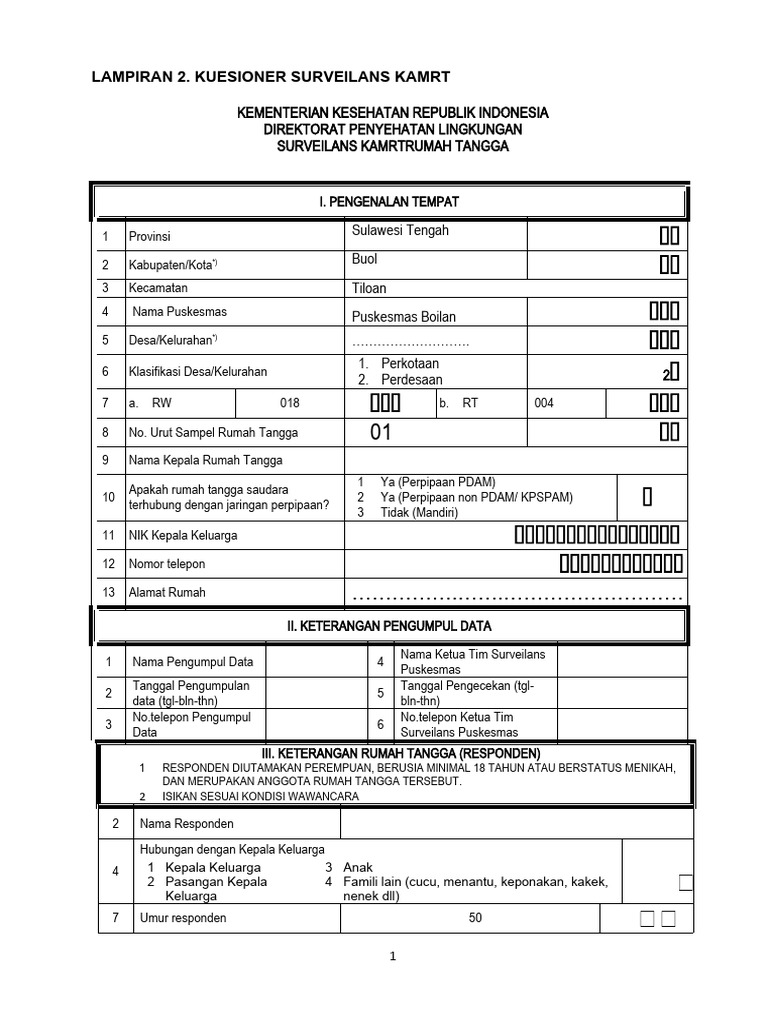 Lampiran 2 Kuesioner Kamrt Final | PDF