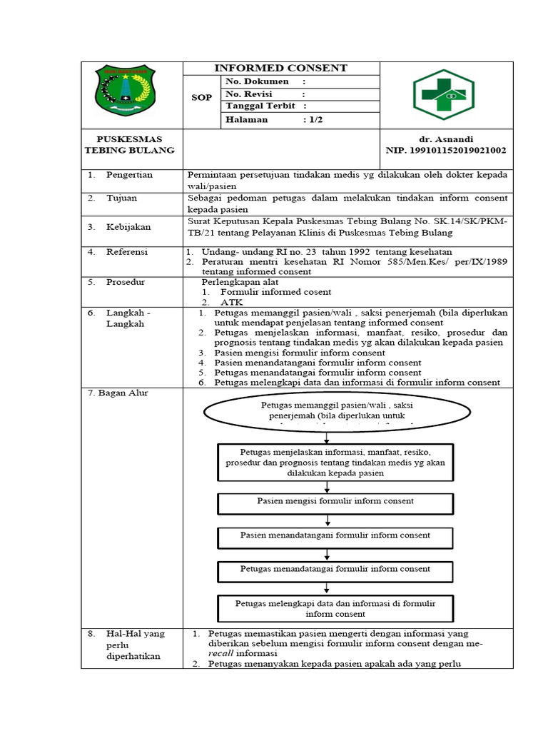 Informed Consent | PDF | Sains & Matematika
