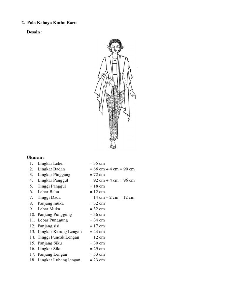 Kebaya Kutu Baru | PDF