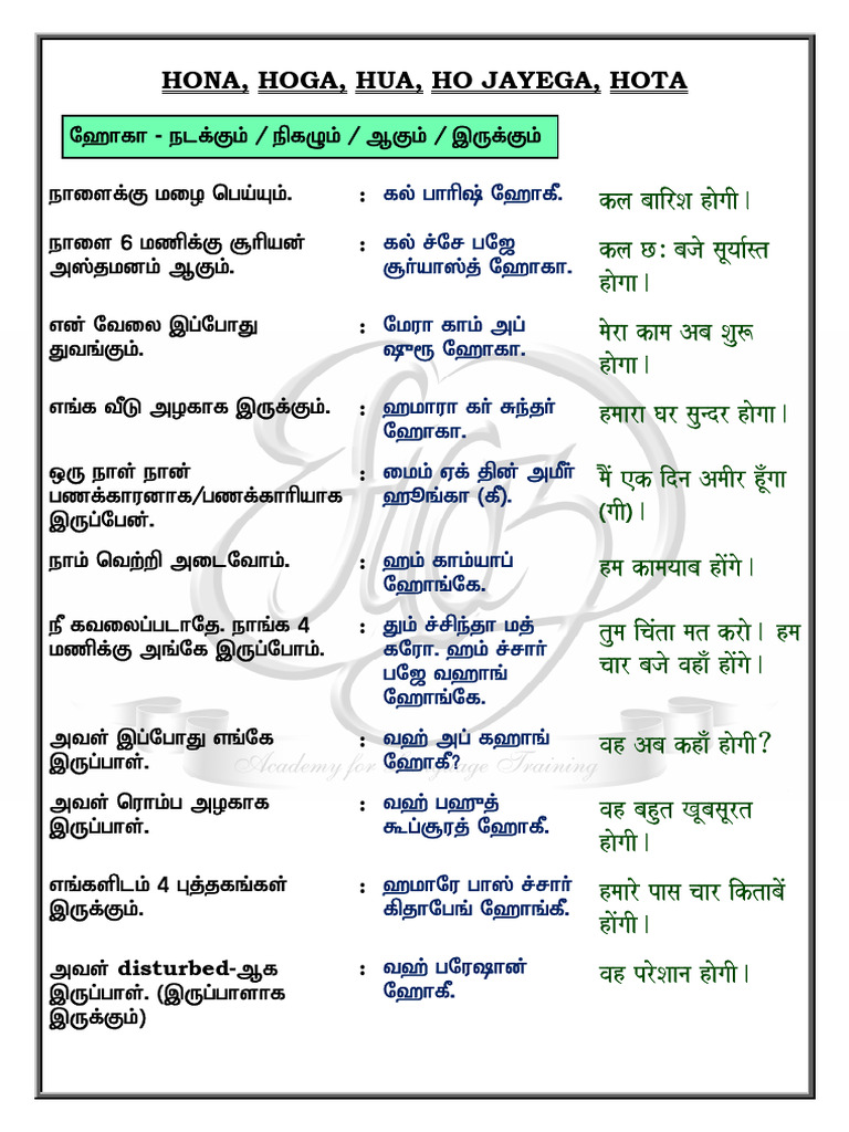 Hindi #103 - Hoga | PDF