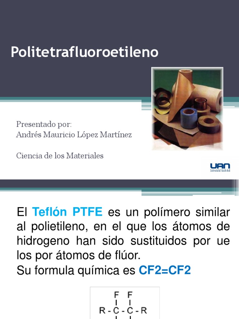 Politetrafluoroetileno | PDF | Resistencia Eléctrica y Conductancia ...