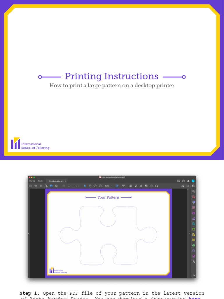 ISOT - Print & Assembly Instructions For Large Scale Patterns | PDF ...