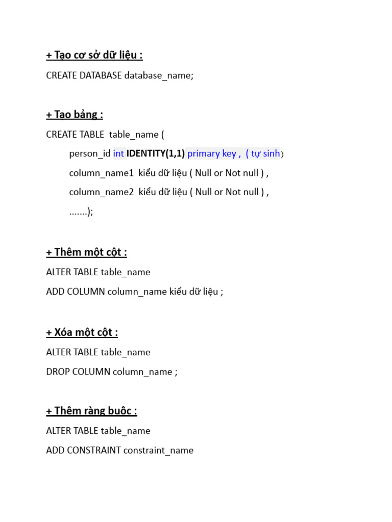 Bùa SQL | PDF