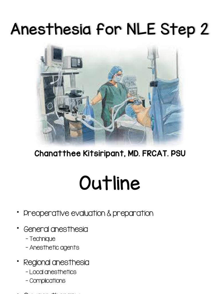 L2 Anes NL2 | PDF | Anesthesia | Medical Specialties