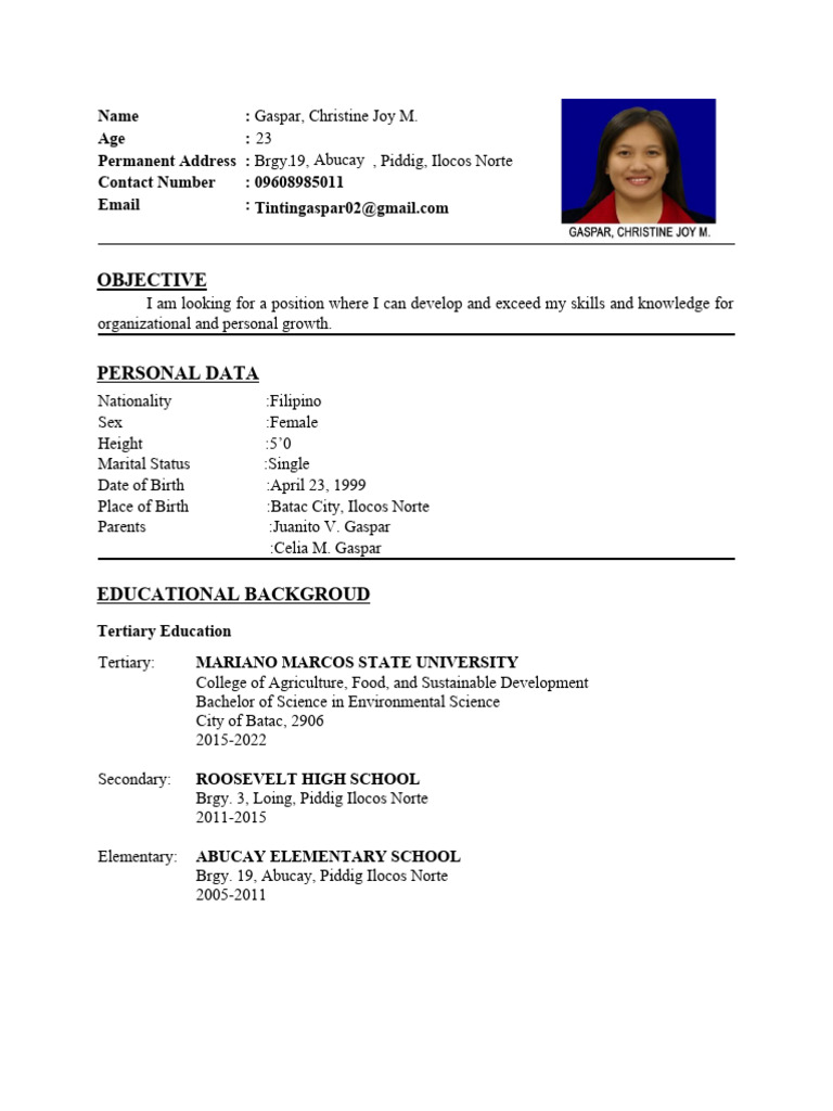 Resume Finallll | PDF