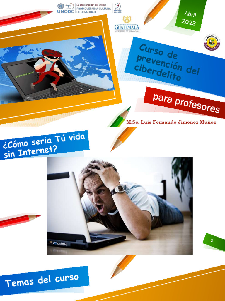 Curso de Prevención Del Ciberdelito para Docentes | PDF | Acoso ... Curso de Prevención Del Ciberdelito para Docentes | PDF | Acoso ...