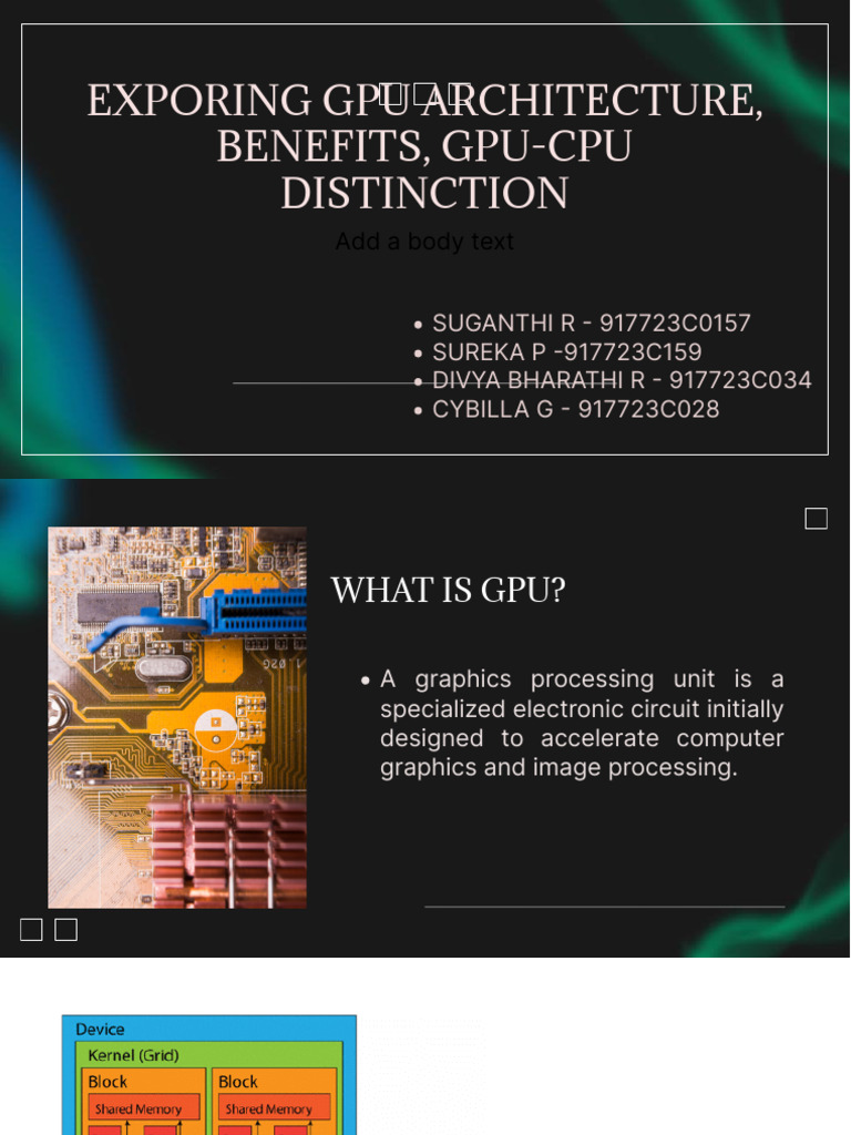 GPU Architecture | PDF | Games & Activities | Technology & Engineering