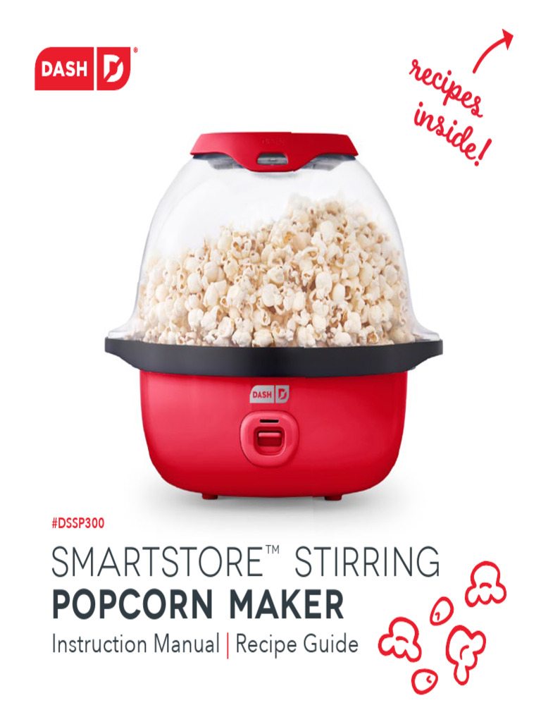 Popcorn Maker Instructions | PDF | Popcorn | Caramel