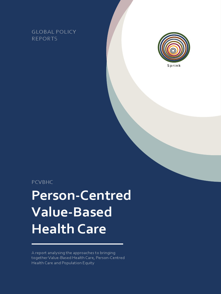 Person-Centred Value-Based Health Care | PDF | Health System | Health Care