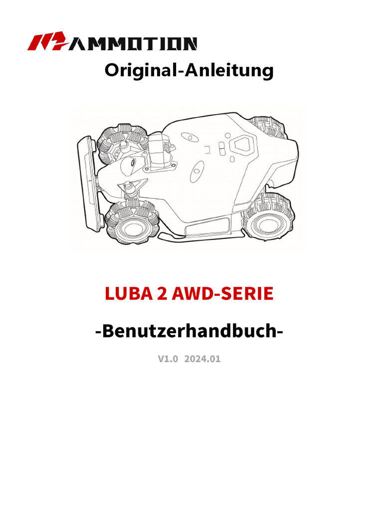 Luba 2 AWD Series - User Manual V1.0 - DE | PDF