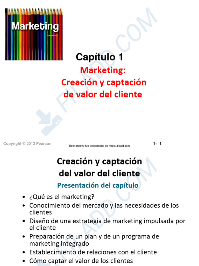 Capitulo 1 Merged | PDF | Marketing | Planificación