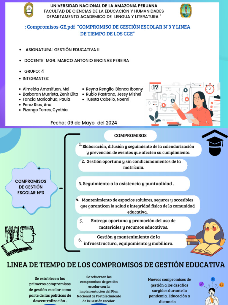 Compromisos de Gestión Escolar | PDF