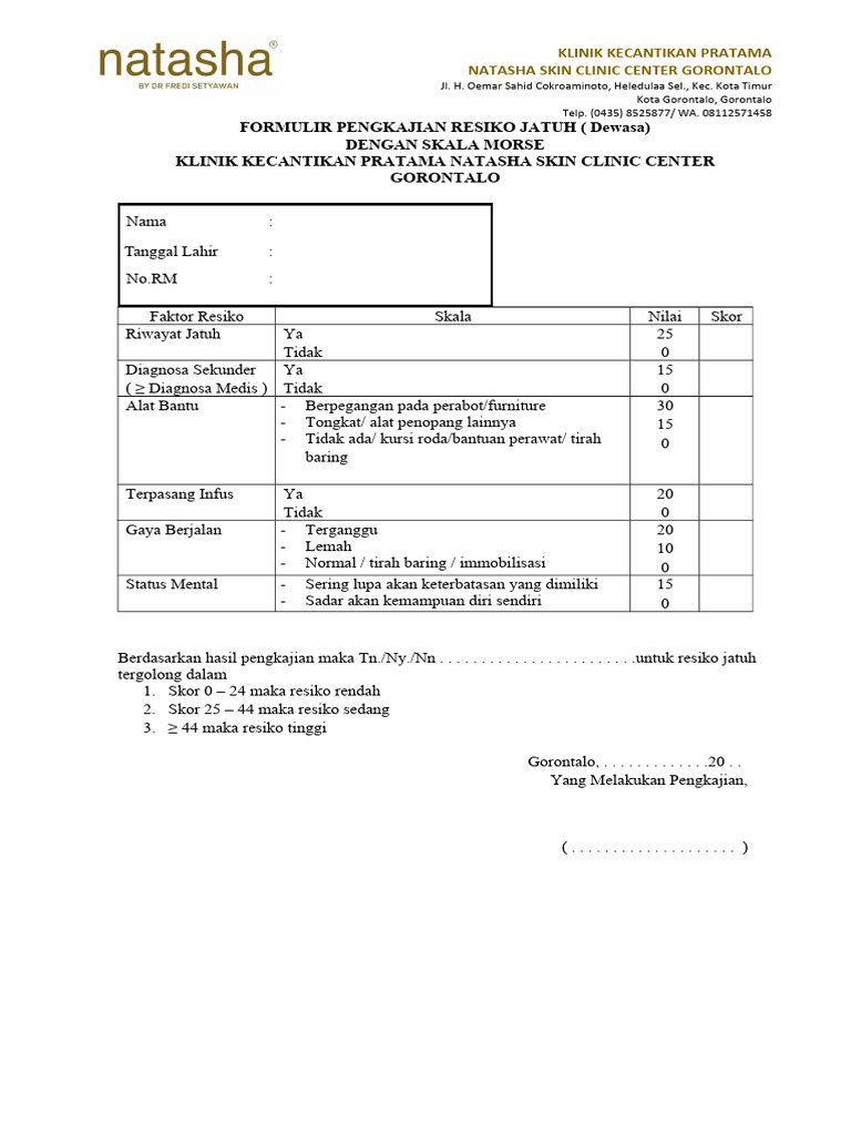 Form Identifikasi | PDF