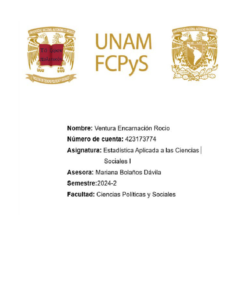 Ventura Rocio T6Act2 | PDF | Análisis estadístico | Enseñanza de matemática