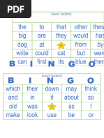 Basic Sight Words 6 | PDF