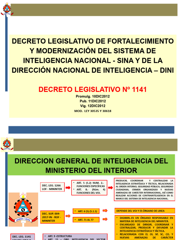 Expo Dl-1141-Ley Sina - 06abr18 | PDF | La seguridad informática ...