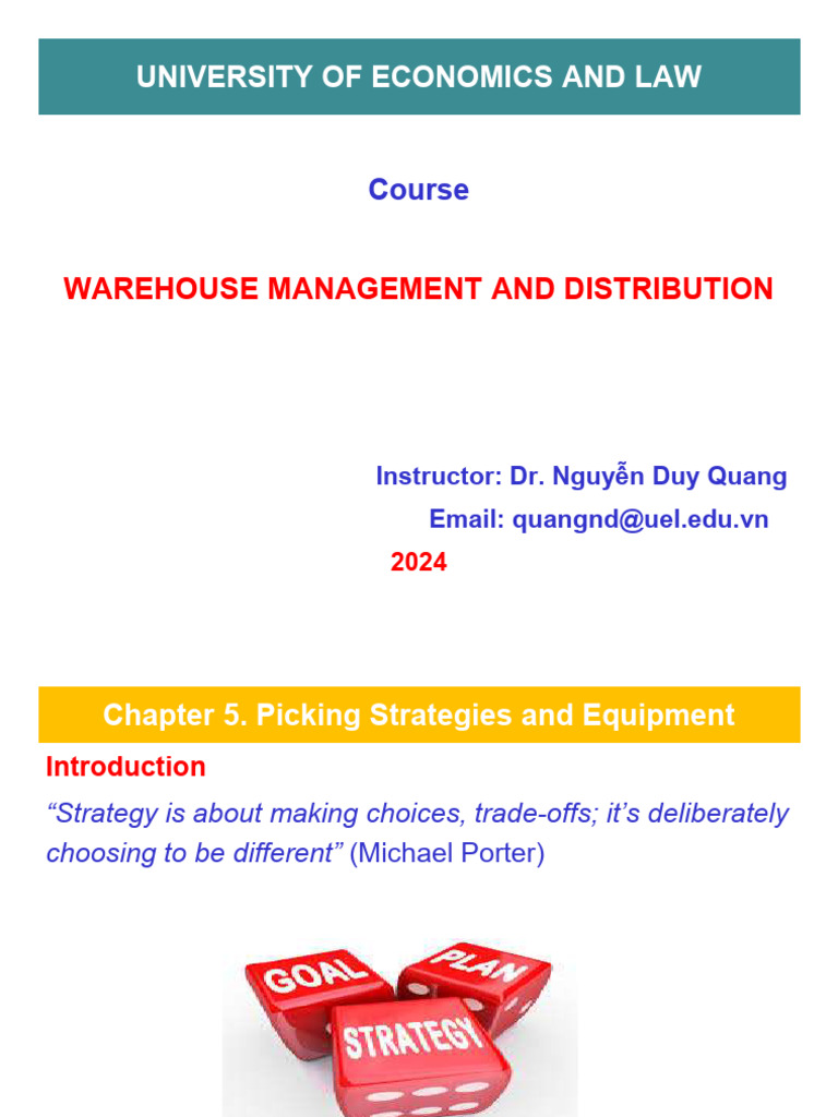 Warehouse Picking Strategies | PDF | Engineering