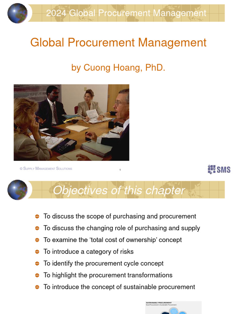 Global Procurement Management - Chapter 1 | PDF | Procurement | Supply ...