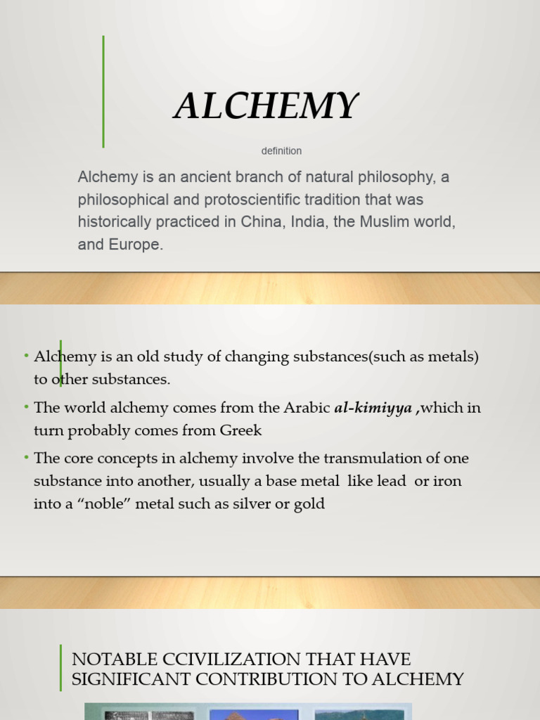 Alchemy | PDF