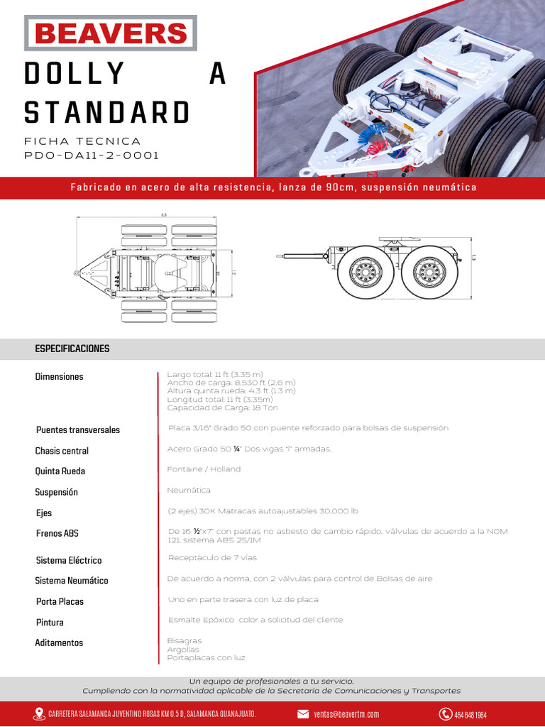 Ficha Tecnica Dolly A | PDF