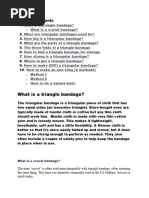 BSP FIRST AID (BANDAGING) JO LASALA VVES Walang Video | PDF