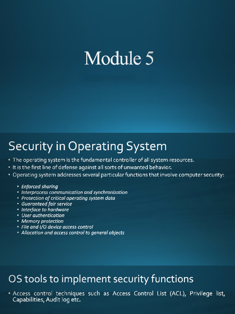 Fsic M5 | PDF