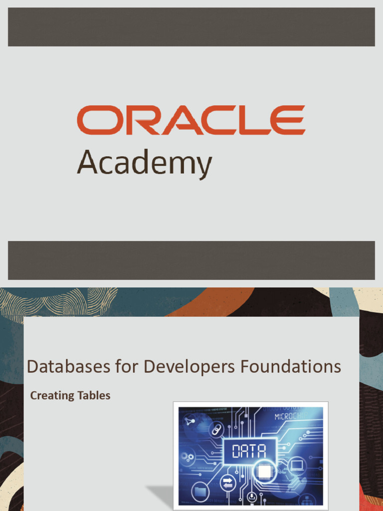 Tables | PDF | Oracle Corporation | Databases