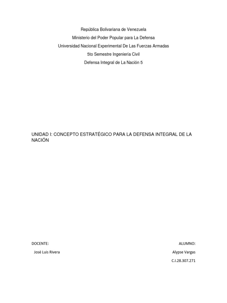 alypse trabajo pdf | PDF | Venezuela | Valores