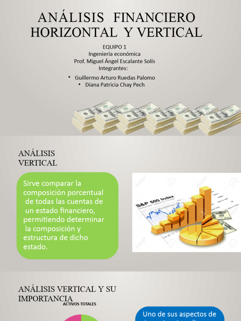 Análisis Financiero Vertical y Horizontal | PDF | Liquidez de mercado ...