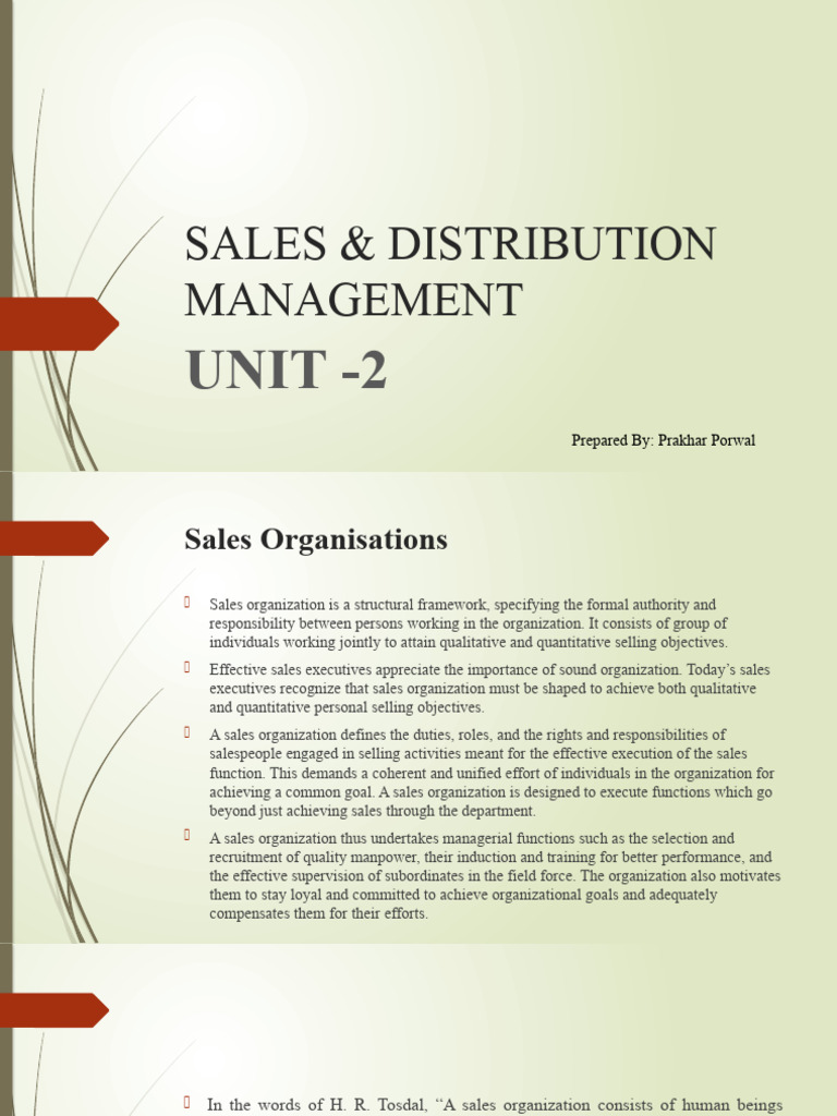 SDM Unit-2 | PDF | Sales | Taxes