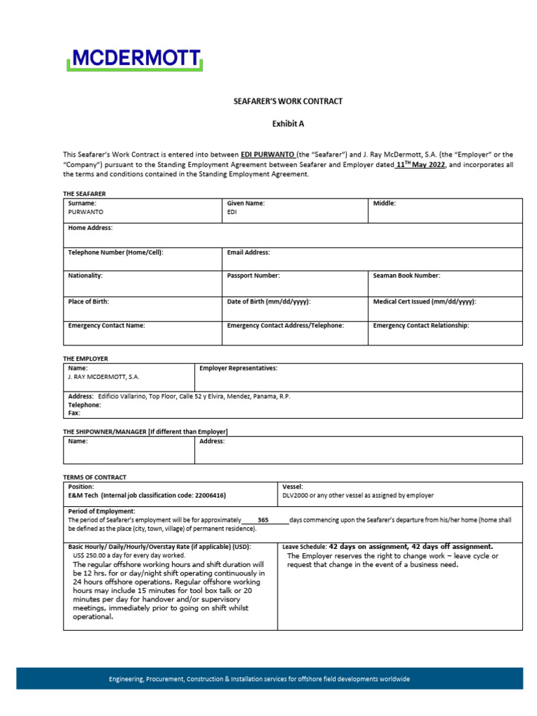 PT Contract Renewal | PDF | Employment | Working Time
