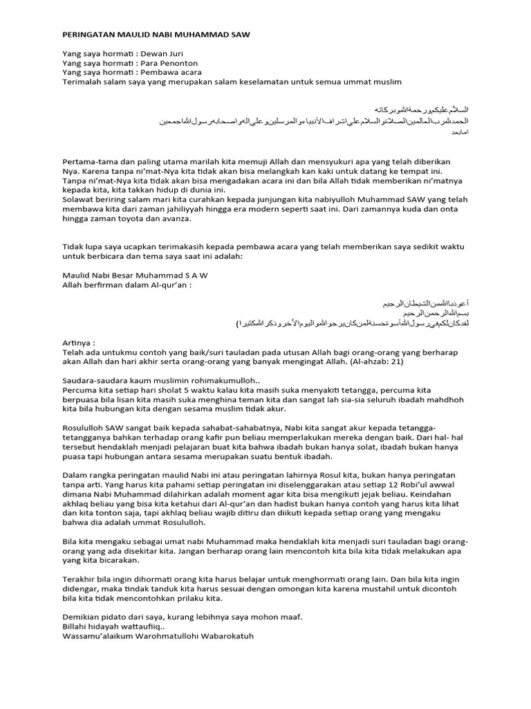 CONTOH TEKS Pildacil | PDF | Karier & Perkembangan | Agama & Spiritualitas