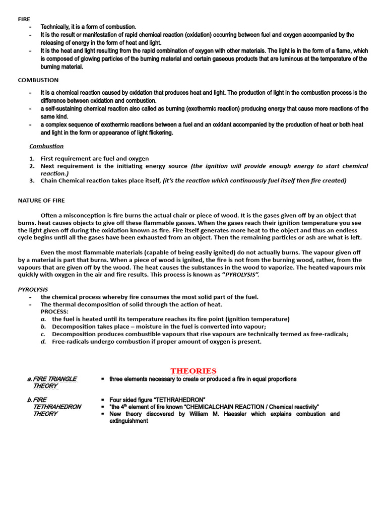 Prelim Module | PDF | Combustion | Fires