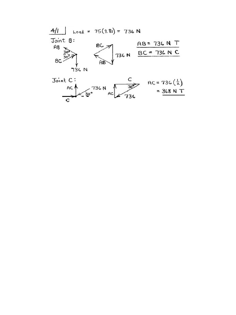 Engineering-Mechanics-Solutions-Statics CH4 | PDF