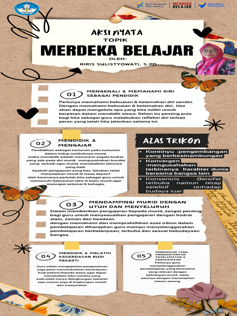 Aksi Nyata Topik Merdeka Belajar | PDF | Pengembangan Diri