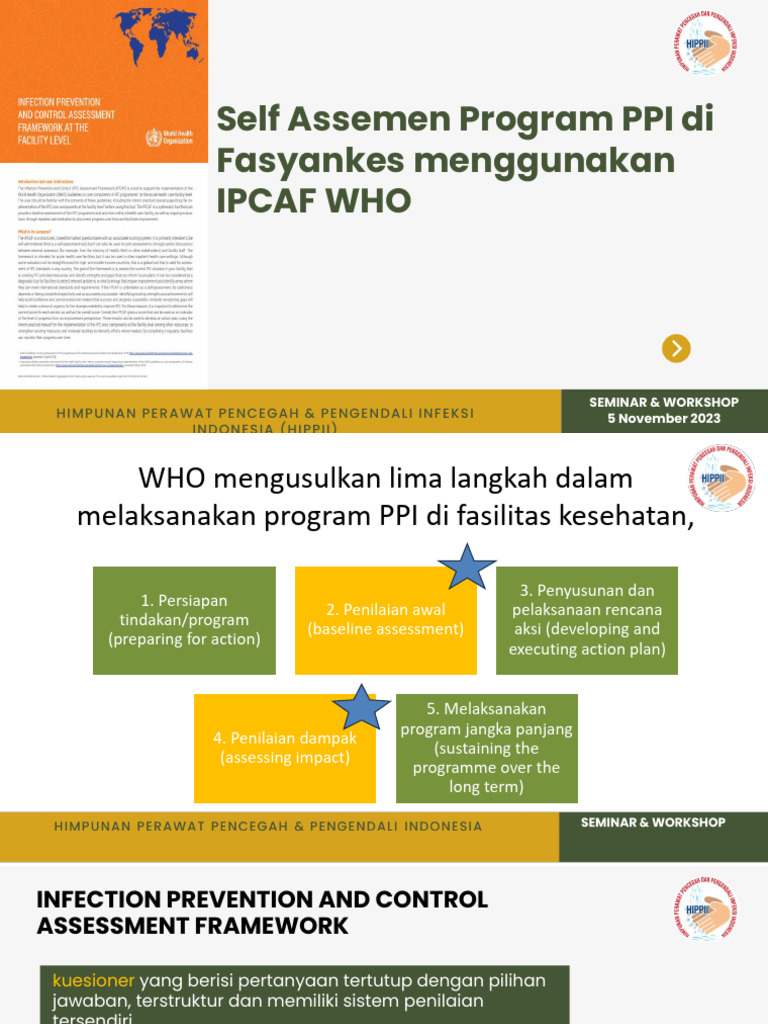 Penilaian IPCAF untuk PPI Fasyankes | PDF