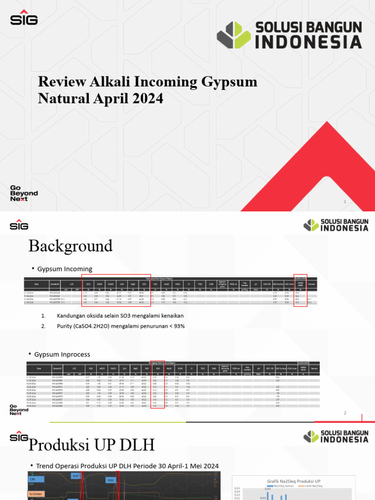 Gypsum High Alkali 2024 | PDF