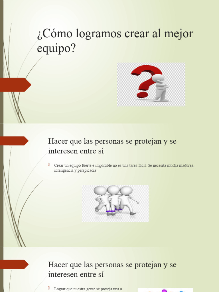 Claves para formar un equipo exitoso | PDF | Liderazgo | Cognición