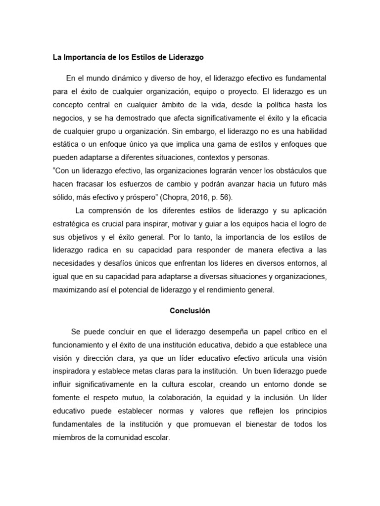Ventajas y Desventajas Del Liderazgo | PDF | Liderazgo | Plan de estudios