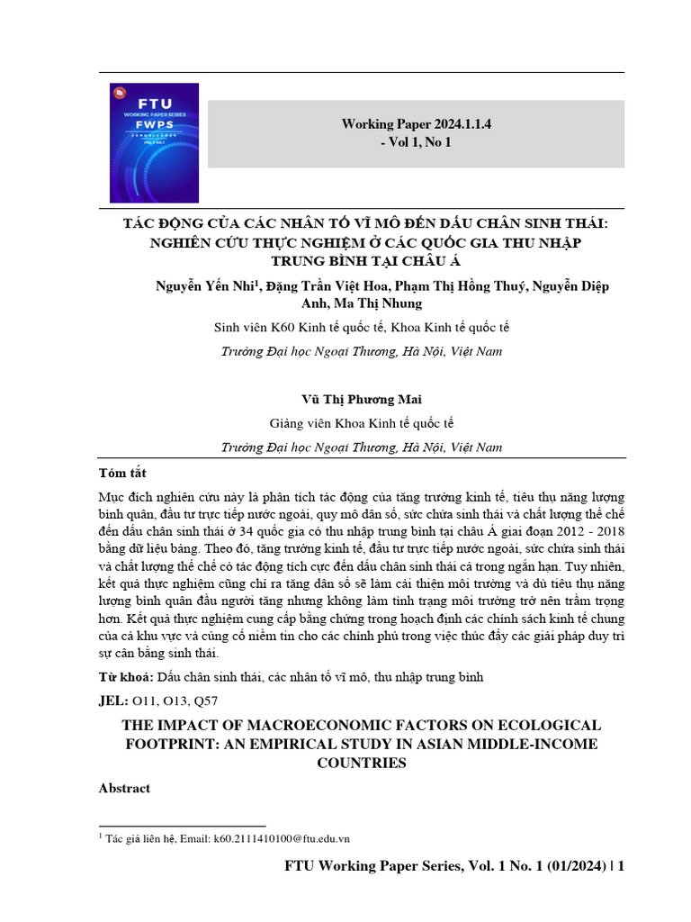 FWPS Vol 1 No 1 Paper 4 | PDF
