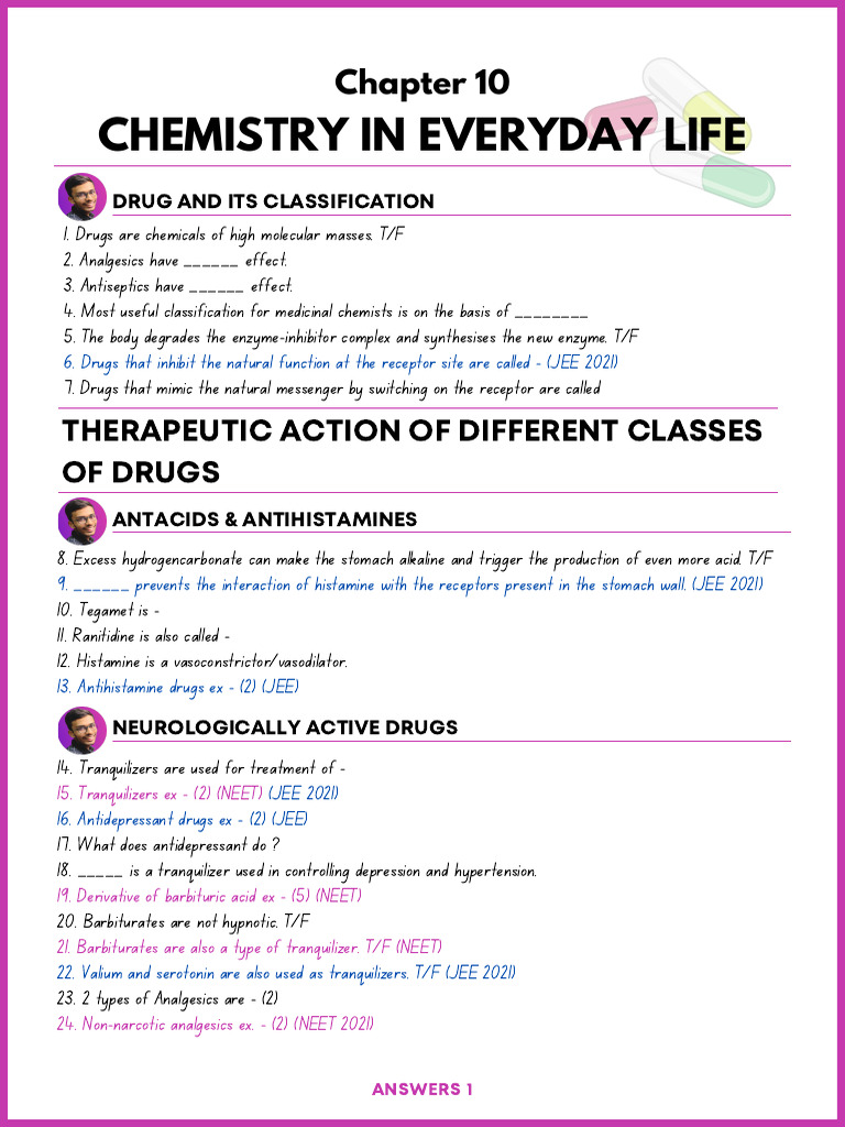 Chemistry in Everyday Life CHEMHACK | PDF | Detergent | Sugar Substitute