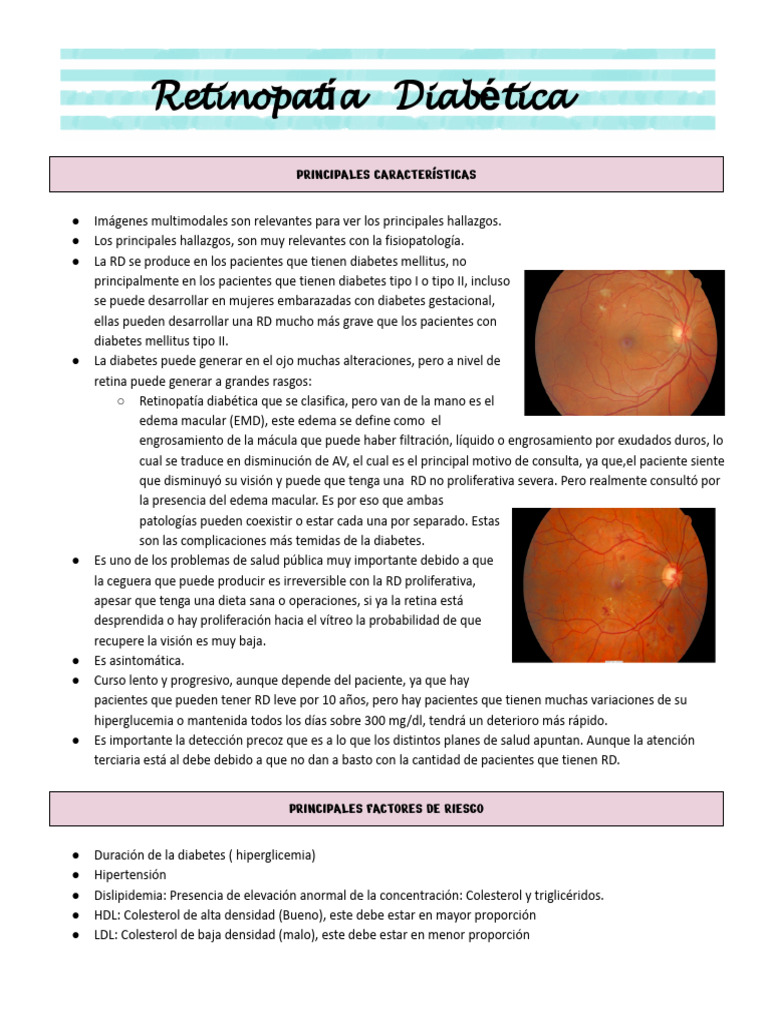 Clase N°11 | PDF | Diabetes | Factor de crecimiento vascular endotelial Clase N°11 | PDF | Diabetes | Factor de crecimiento vascular endotelial