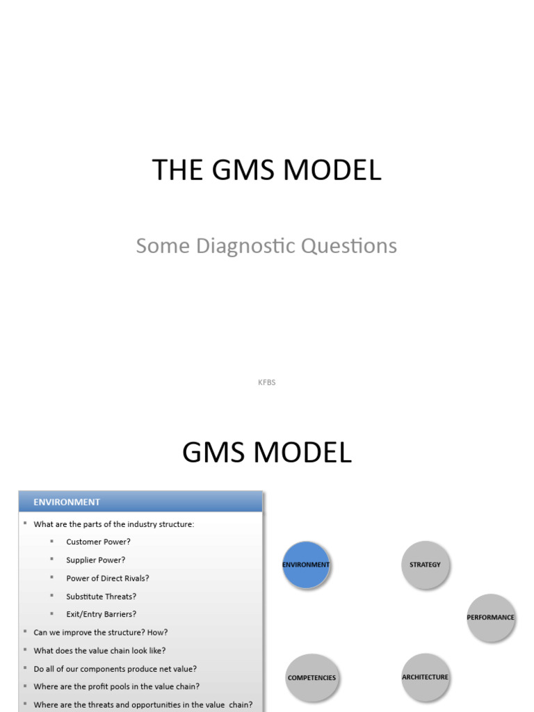 The Gms Model Template | PDF | Value Chain | Business