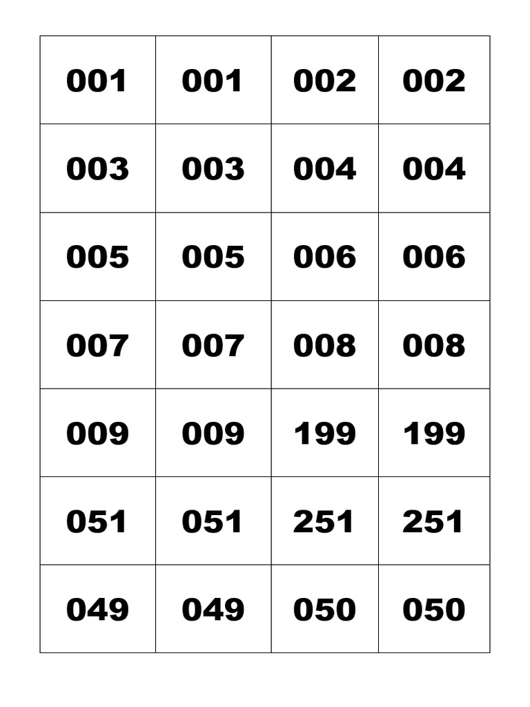 Replacement No - Lucky Draw | PDF