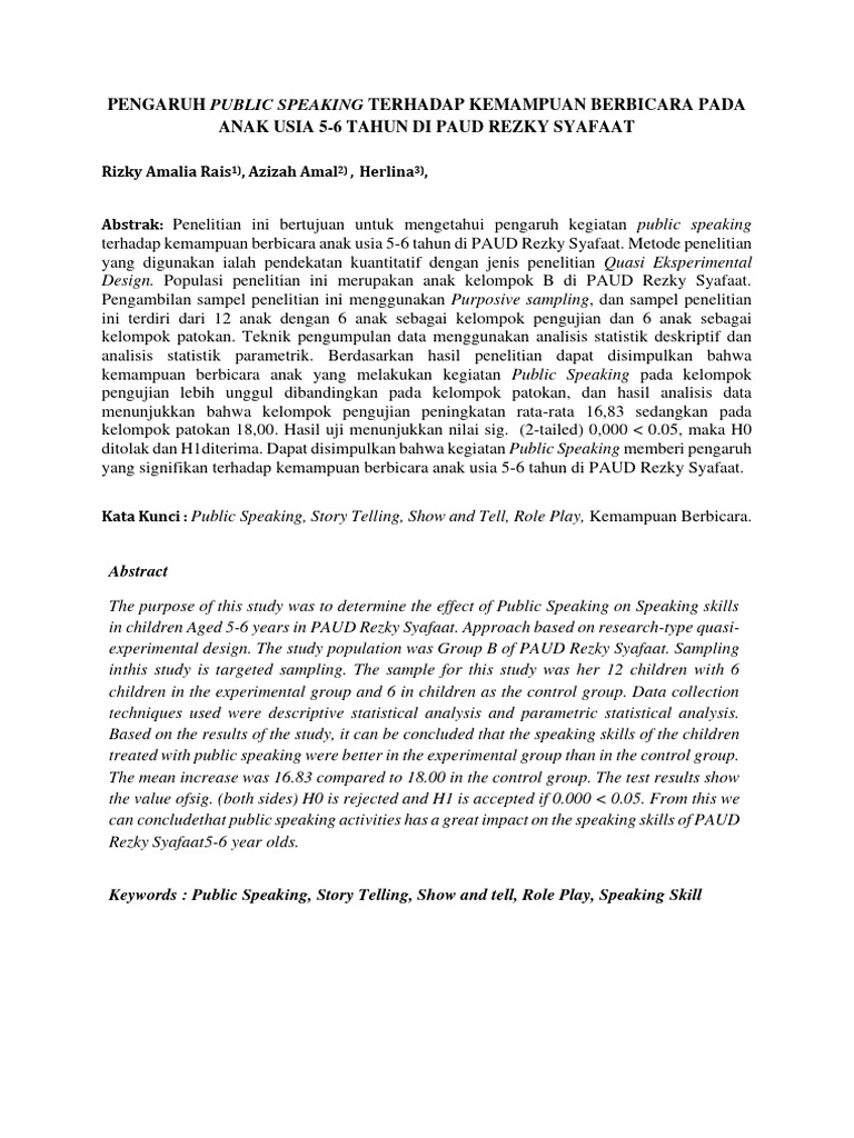 Artikel FINAL Rizky Amalia Rais 2023 | PDF | Kesehatan Holistik