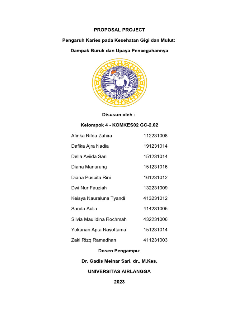 Kelompok 4 - Proposal Ebl Final | PDF